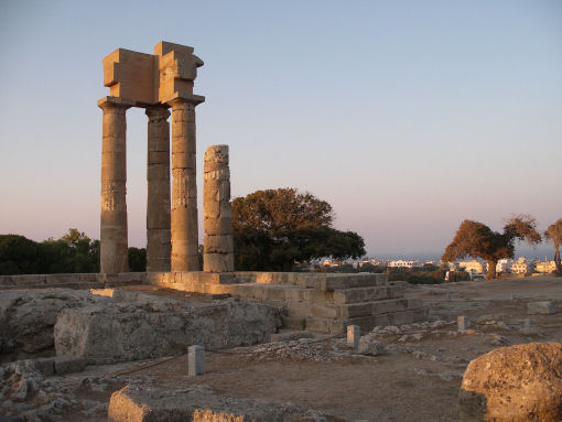L'Acropoli di Rodi ed i suoi edifici - Isola di Rodi